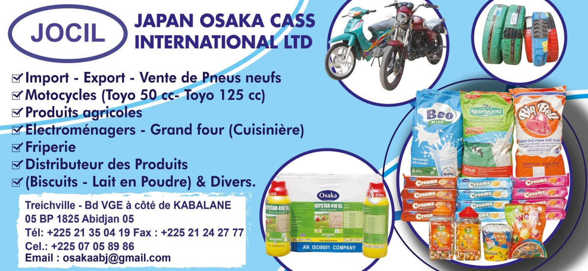 JOCIL (JAPAN OSAKA CASS INTERNATIONAL LTD) - Import et export