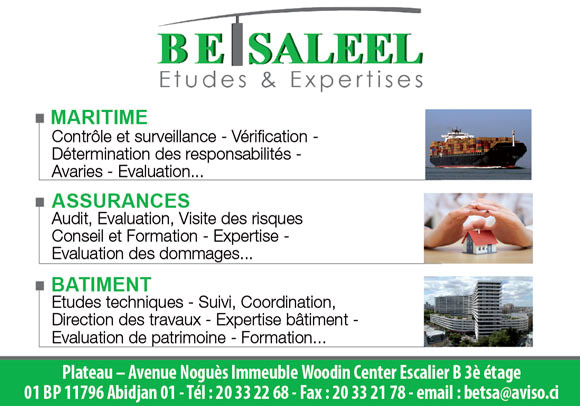 BETSALEEL (ETUDES & EXPERTISES) - Agences maritimes