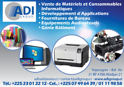 ADI GROUP : Matériel Informatique en Côte d'Ivoire