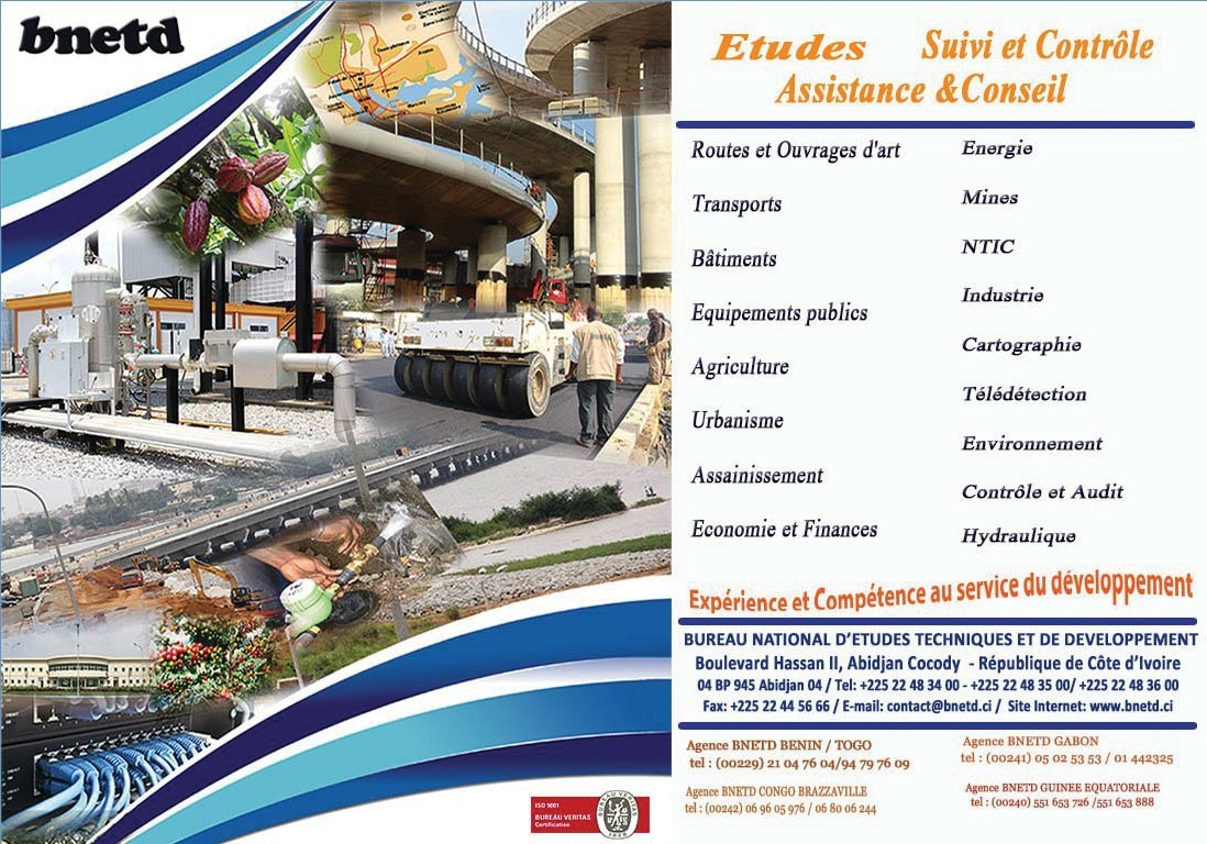 BUREAU NATIONAL D'ETUDES TECHNIQUES ET DE DEVELOPPEMENT - BNETD ...