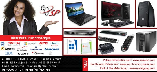 POLARIS DISTRIBUTION Sarl - Informatique