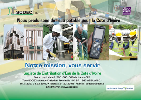 SODECI SA - Eau (production, distribution)