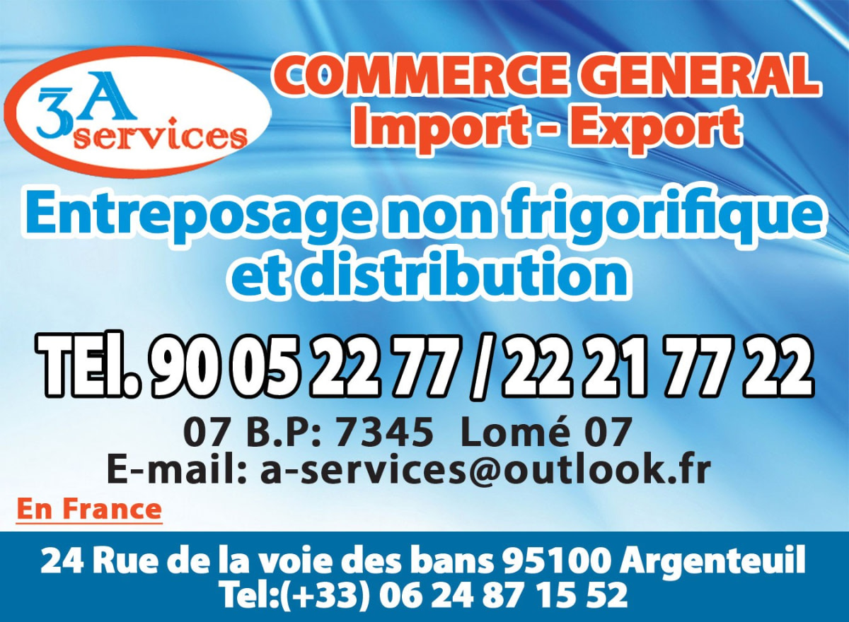 3A SERVICES Sarl - Prestation de service