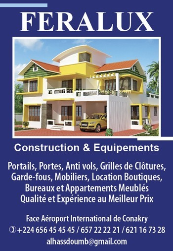 FERALUX Guinée : spécialisée dans la construction et équipements
