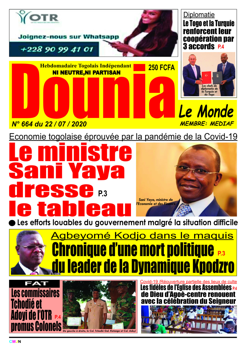 GROUPE DE PRESSE MATINEE INTERNATIONALE Togo : Journaux, Magazine, Lomé