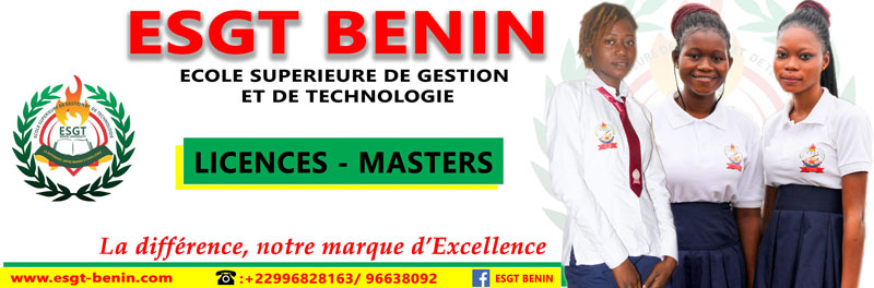ESGT-BENIN : Enseignement supérieur Université Cotonou Bénin