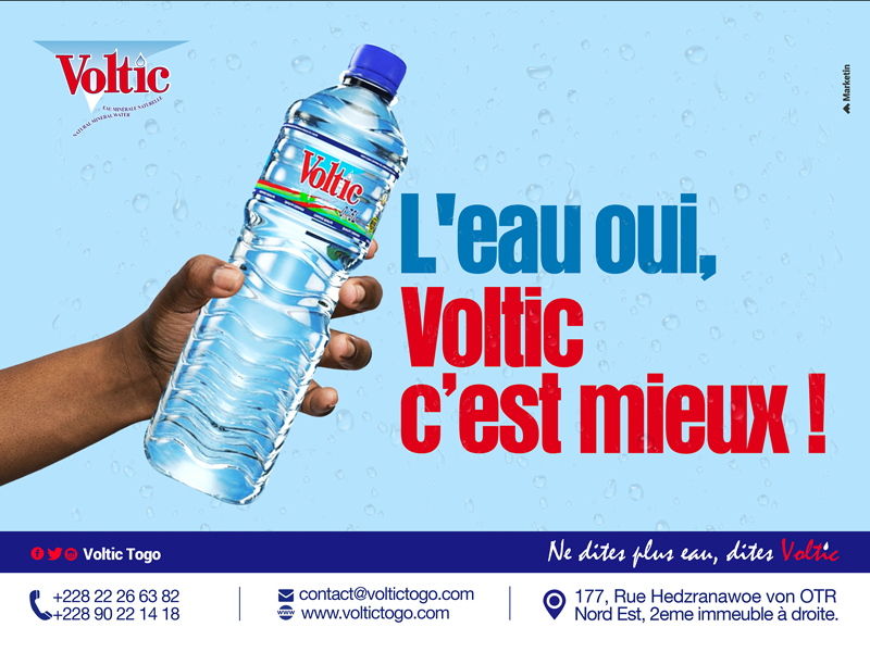 VOLTIC Togo : Eau Minérale Lomé