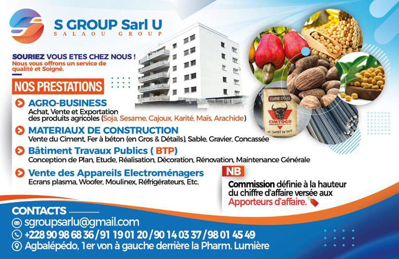 S-GROUP SARL U - Matériaux de construction