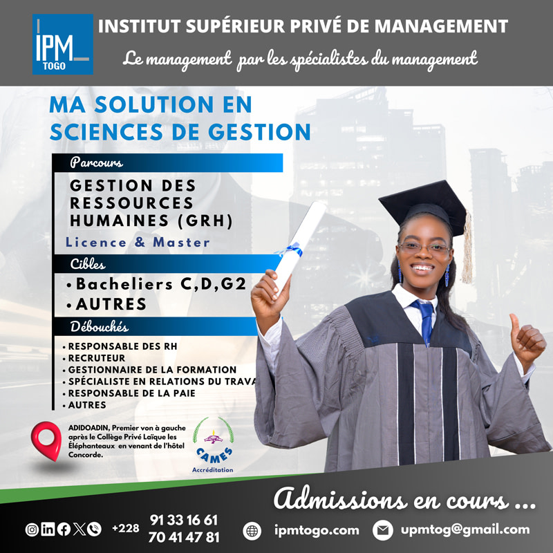 IPM-TOGO : Enseignement supérieur, Université, Lomé