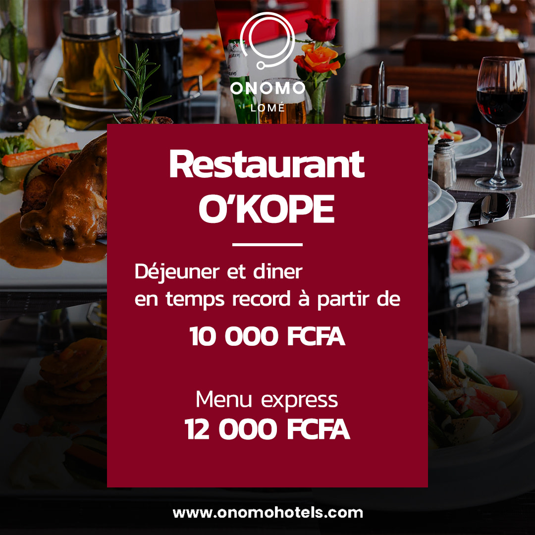 ONOMO HOTEL LOME Togo : Restaurants