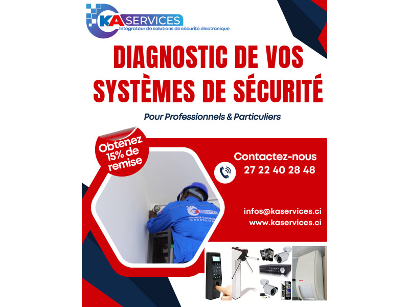 KA SERVICES : sécurité électronique, Bingerville Côte d'ivoire
