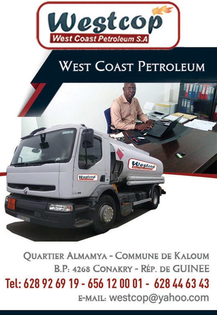 WESTCOP S.A (WEST COAST PETROLEUM) Guinée : transports hydrocarbures