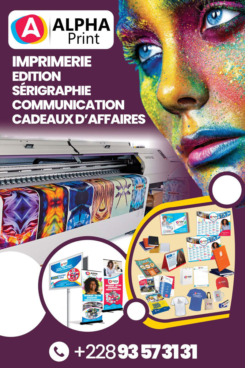 ALPHA PRINT : Imprimeries, Lomé
