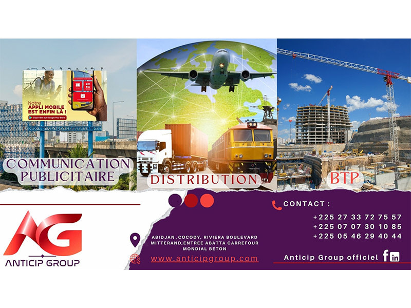 ANTICIP GROUP, Abidjan, Côte d'Ivoire : Bâtiment, Travaux publics