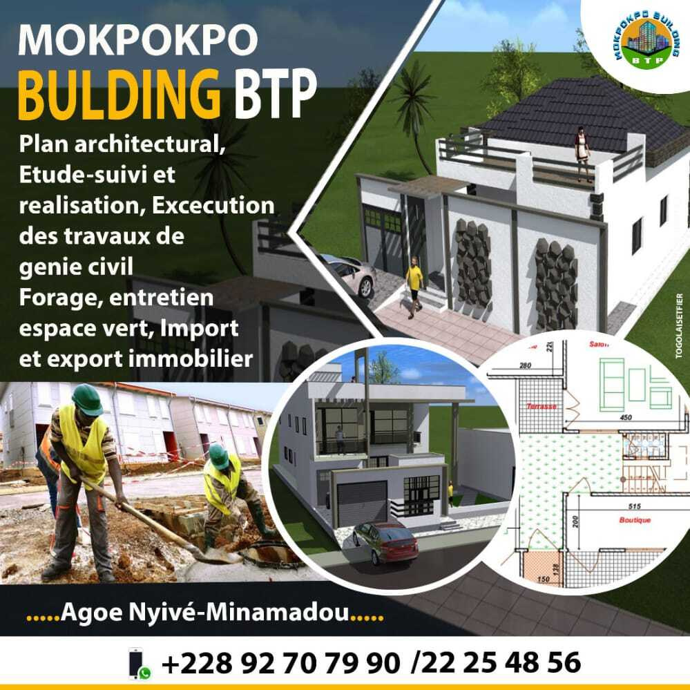 MOKPOKPO BUILDING BTP - Bâtiment / Travaux publics