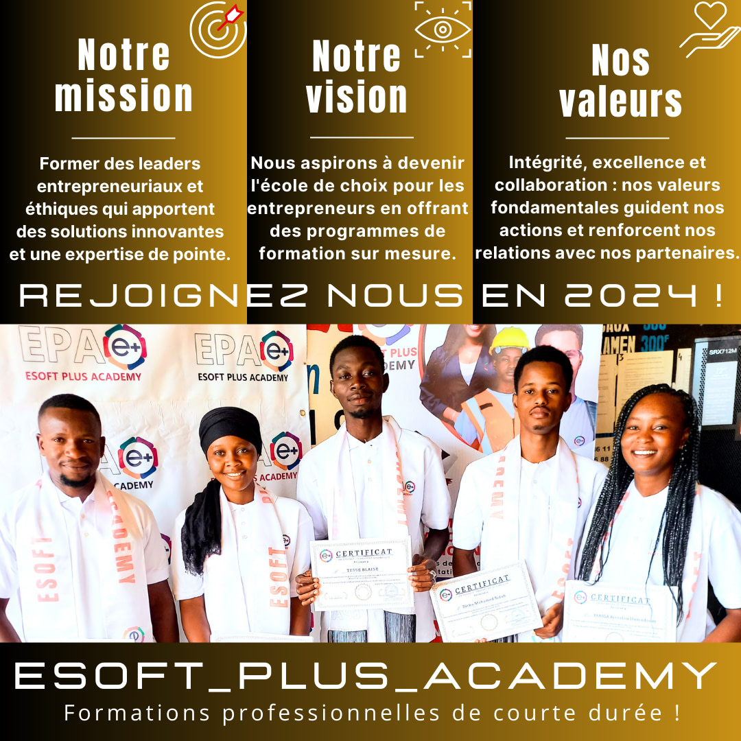 ESOFT PLUS ACADEMY-EPA - Formation professionnelle