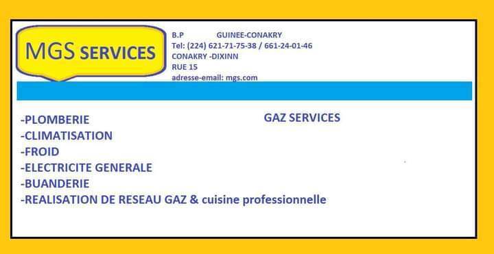 MGS SERVICES - Gaz