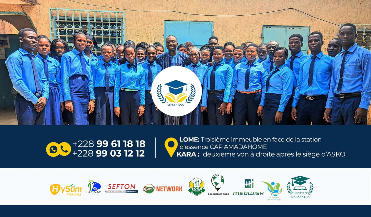 CENTRE DE FORMATION D'APPUI DE DÉVELOPPEMENT AU TOGO - Formation ...