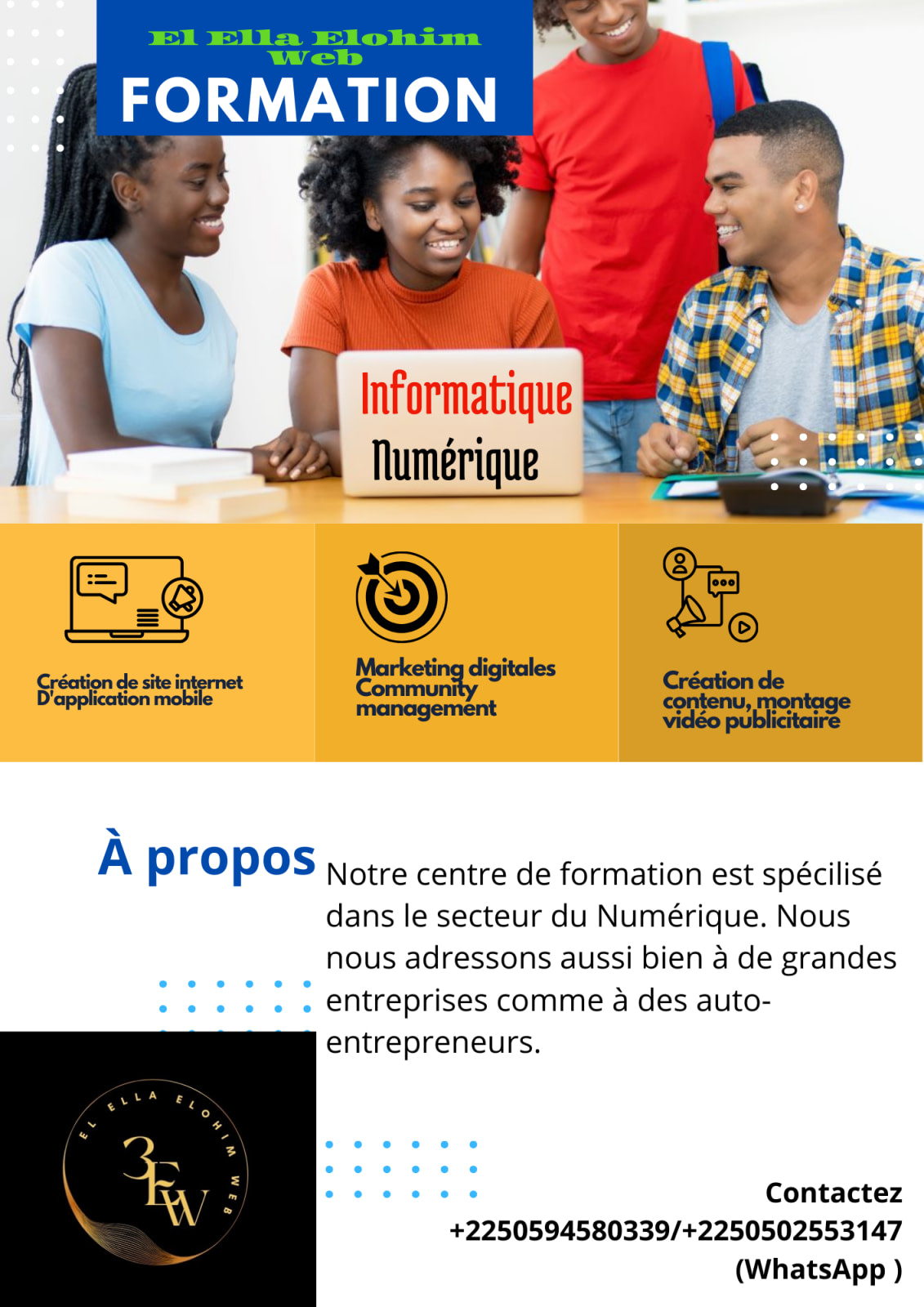 MATERIEL INFORMATIQUE ET DIGITAL EL ELLA ELOHIM WEB - Formation ...