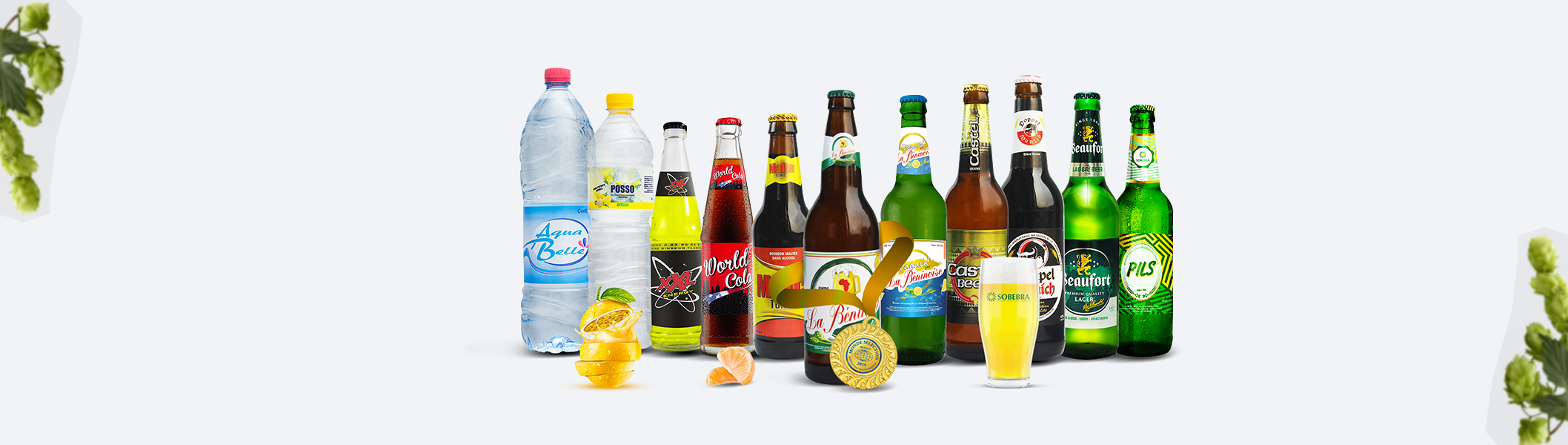 SOBEBRA (Société Béninoise de Boissons Rafraîchissantes) - Boissons