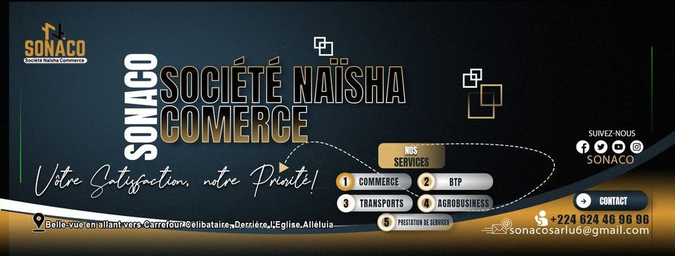 SOCIETE NAISHA COMMERCE (SONACO SARLU) - Prestation de service
