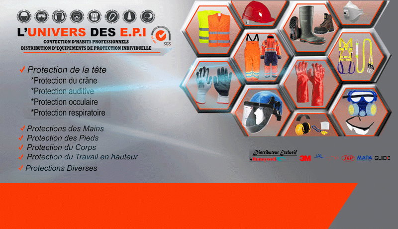 L'UNIVERS DES E.P.I SARL: matériels et équipements de protection ...