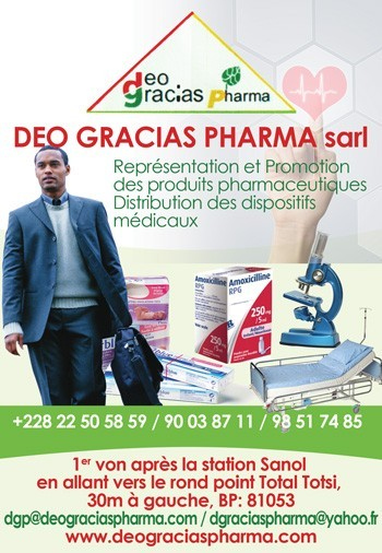 DEO GRACIAS PHARMA SARL - Equipements médicaux