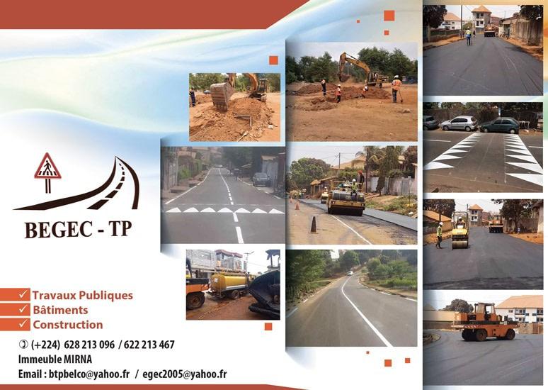 BEGEC-TP Guinée : spécialisée dans les travaux publics, la construction ...