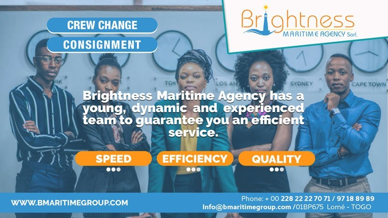 BRIGHTNESS MARITIME AGENCY SARL Togo : Consignation, Lomé