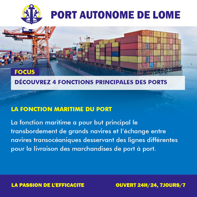 PORT AUTONOME DE LOME : Port Lomé Togo
