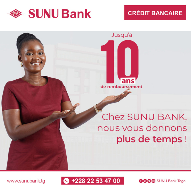 SUNU Bank Togo : Banques , Lomé
