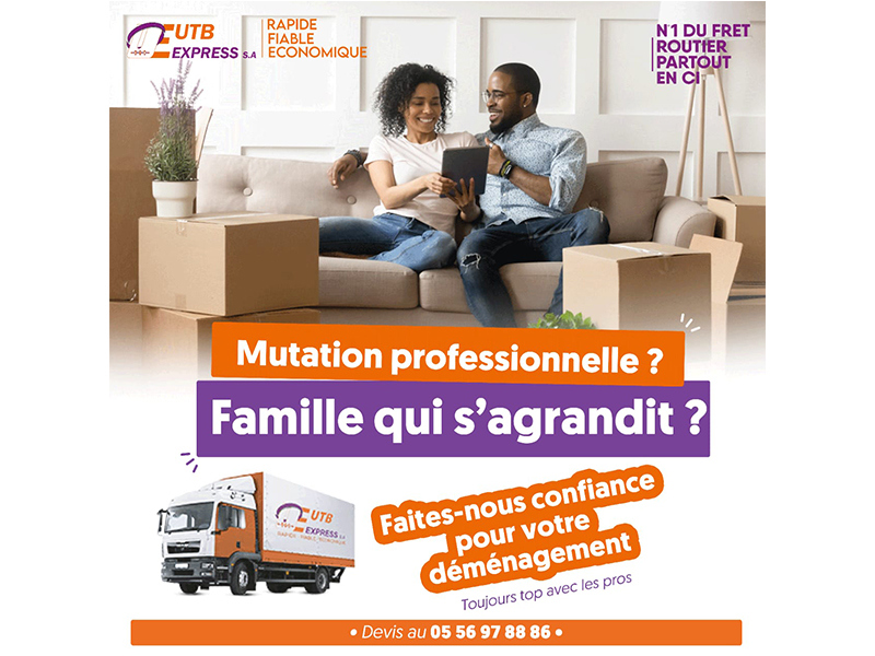 UTB EXPRESS : courrier express, Abidjan Côte d'ivoire