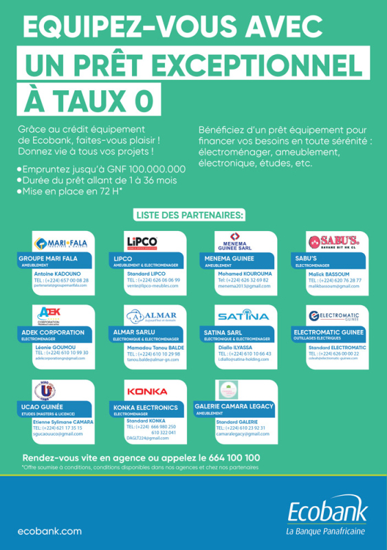 Ecobank Guinée Conakry | GoAfricaOnline.com