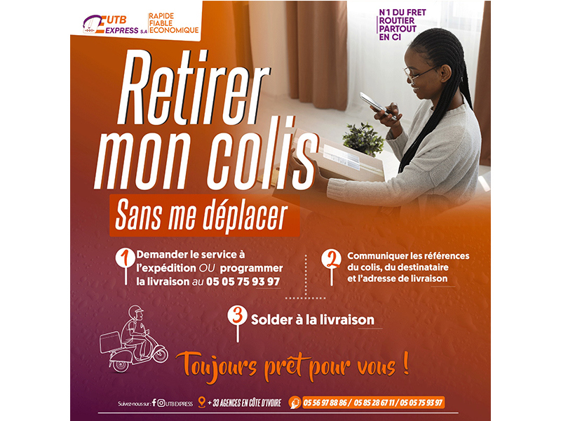 UTB EXPRESS : courrier express, Abidjan Côte d'ivoire