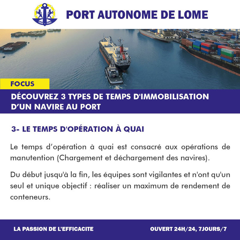 PORT AUTONOME DE LOME : Port Lomé Togo