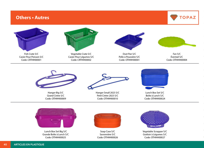 TOPAZ MULTI INDUSTRIES SA - Industrie plastique