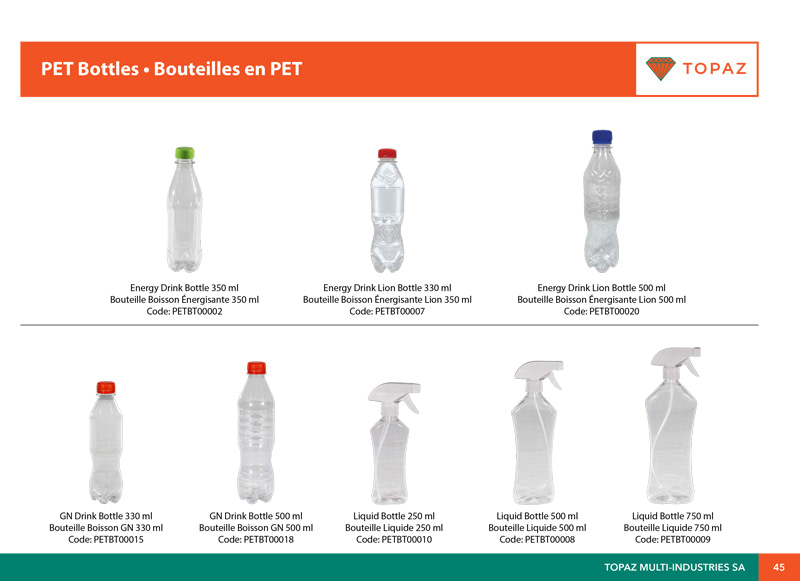 TOPAZ MULTI INDUSTRIES SA - Industrie plastique