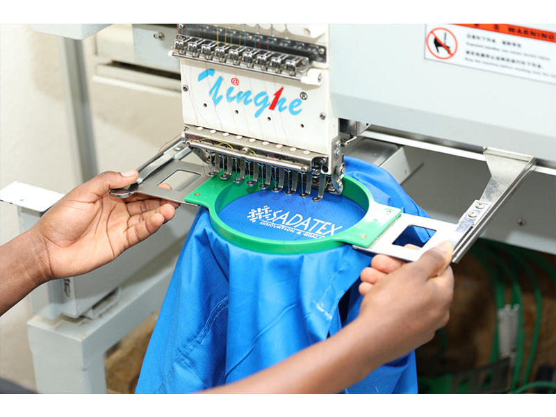 SADATEX, Abidjan, Côte d'Ivoire : Industrie textile