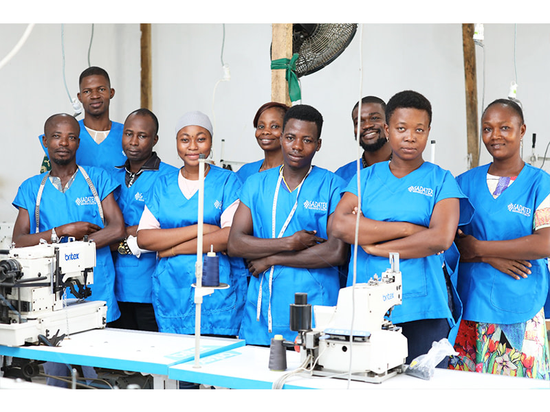 SADATEX, Abidjan, Côte d'Ivoire : Industrie textile