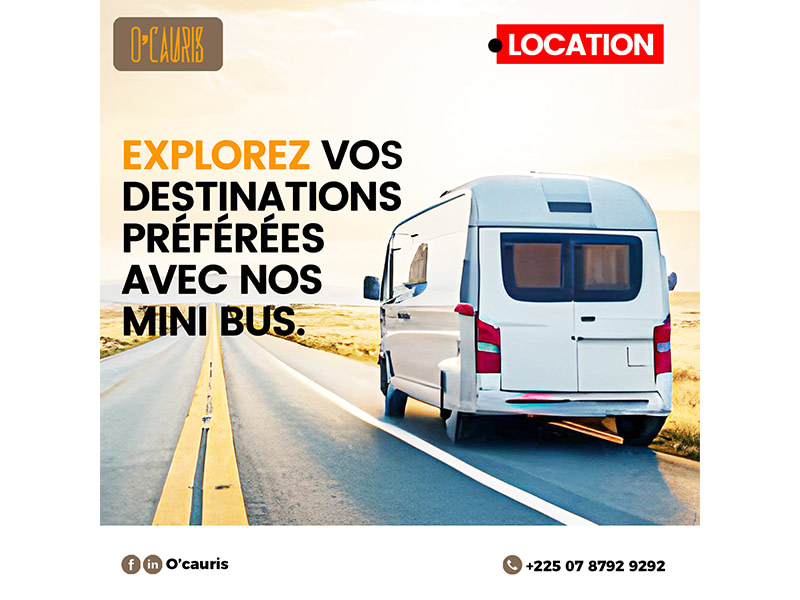 O'Cauris : Location véhicules Abidjan, Côte d'Ivoire