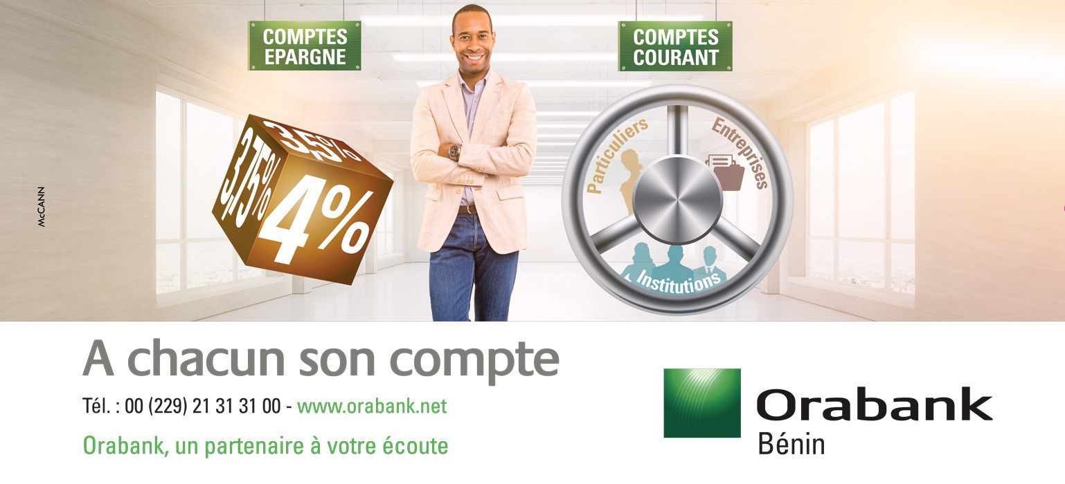 Orabank Bénin : Banque Cotonou Bénin