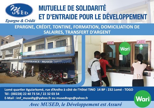 MUSED (MUTUELLE DE SOLIDARITE ET D'ENTRAIDE POUR LE DEVELOPPEMENT ...