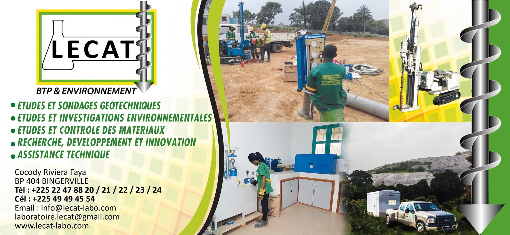LECAT (LABORATOIRE D'ESSAIS DE CONTROLE D'ANALYSES ET D'ASSISTANCE ...