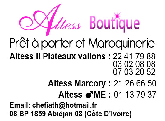 ALTESS BOUTIQUE - Prêt à porter