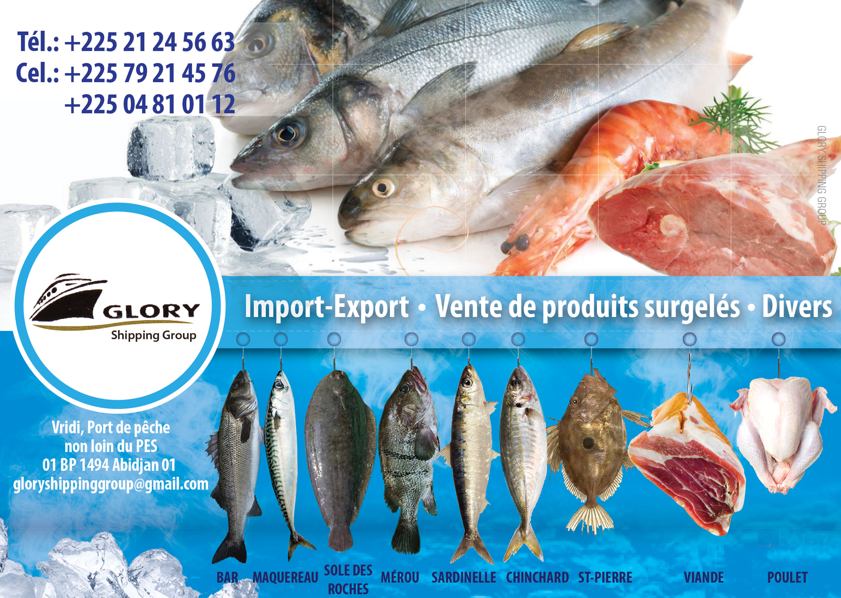 GLORY SHIPPING GROUP - Produits Congelés / Surgelés