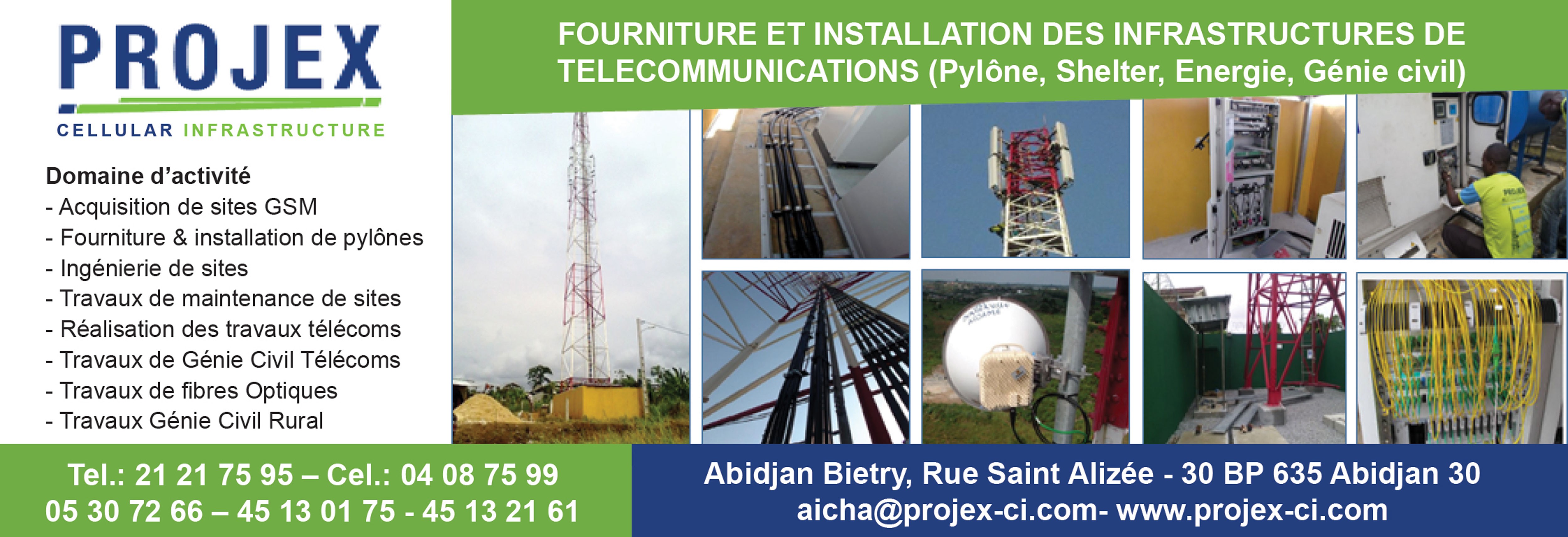 PROJEX CI - Réseaux - Télécommunication
