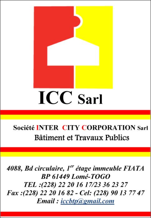 ICC (INTER CITY CORPORTION SARL) - Bâtiment / Travaux publics