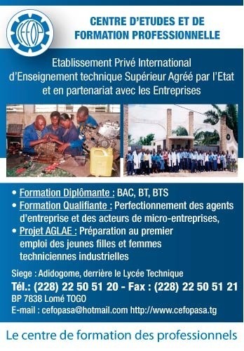 CENTRE D'ETUDES ET DE FORMATION PROFESSIONNELLE - CEFOP ASA ...