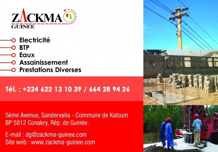 ZACKMA GUINEE - Génie Électrique / Électriciens