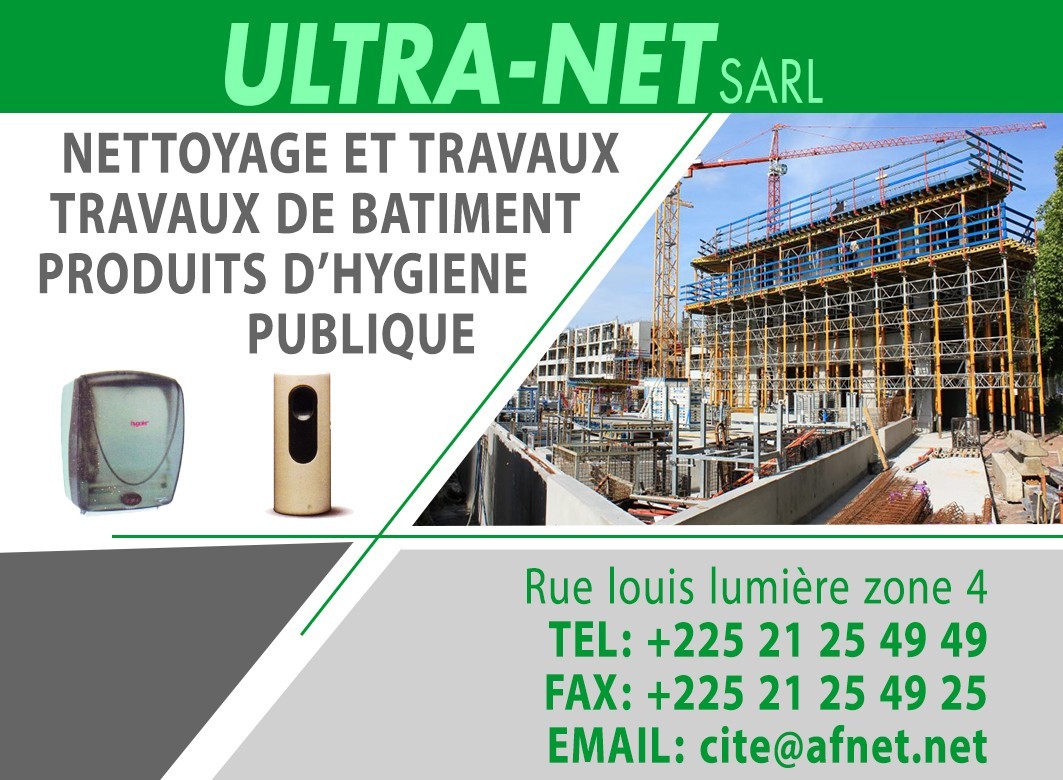 ULTRA-NET-CITE Sarl - Bâtiment / Travaux publics